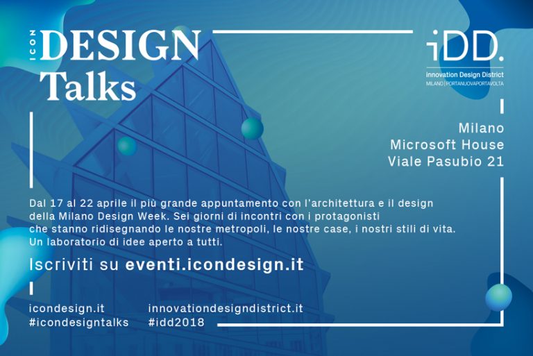 icon design talks returns during milan design week 2018