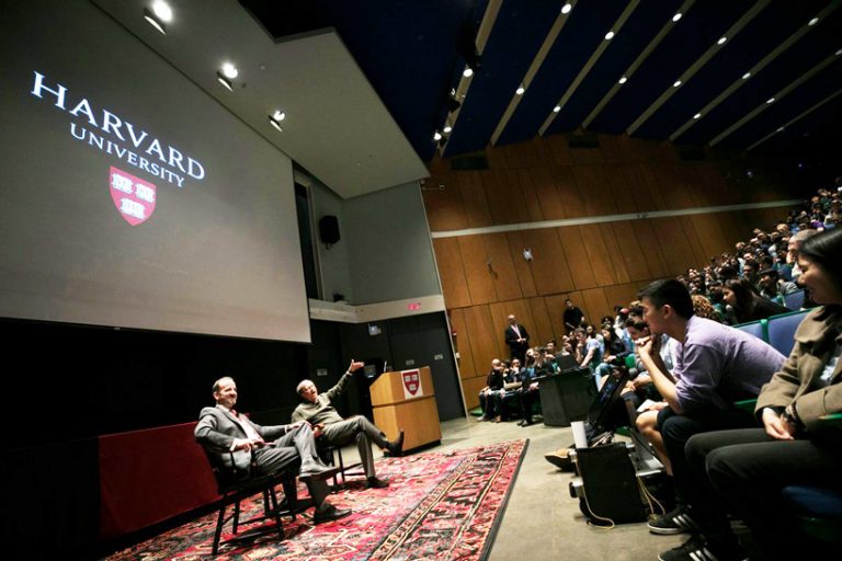 microsoft's bill gates returns to harvard for Q&A on dropping out ...