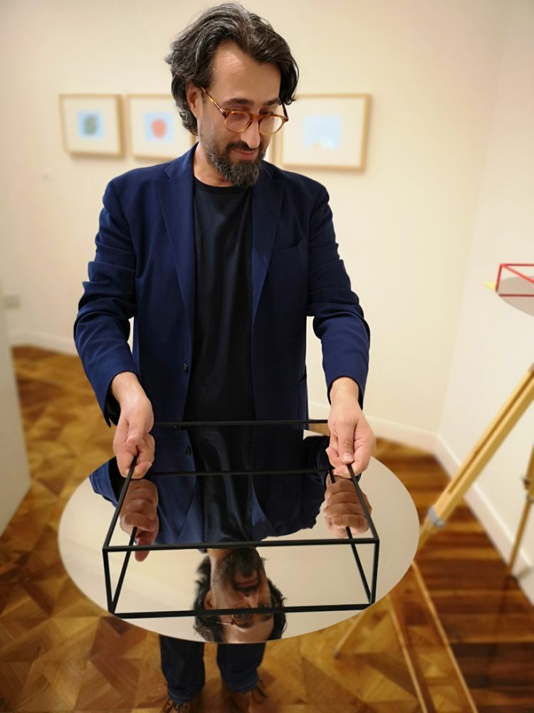 ron gilad takes designboom on a tour of his danese milano exhibition