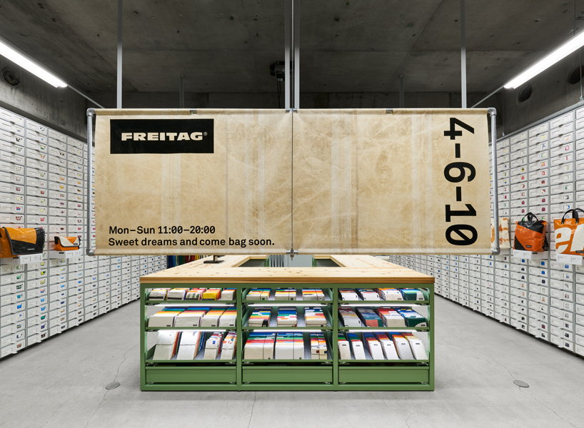 TORAFU architects designs kiosk-style inspired retail FREITAG store in ...