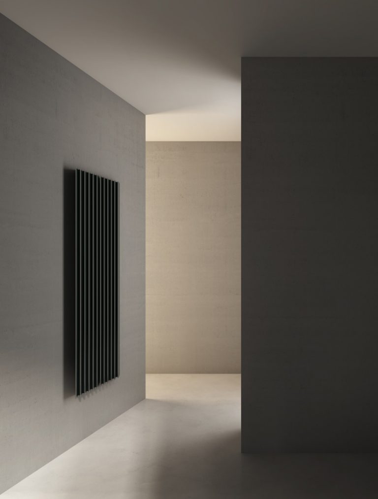 alberto meda designs modular radiator with pleated surfaces for tubes ...