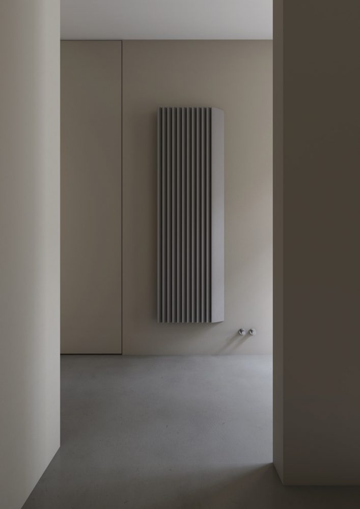 alberto meda designs modular radiator with pleated surfaces for tubes ...