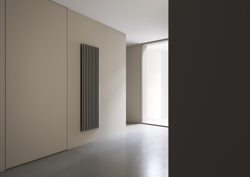 alberto meda designs modular radiator with pleated surfaces for tubes ...