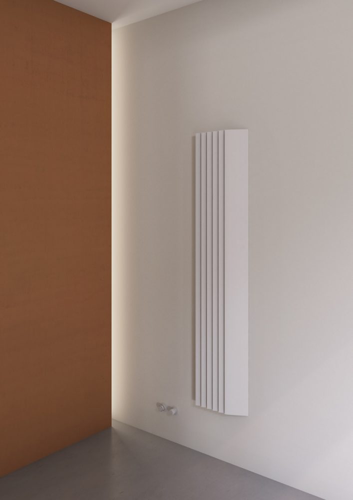 alberto meda designs modular radiator with pleated surfaces for tubes ...