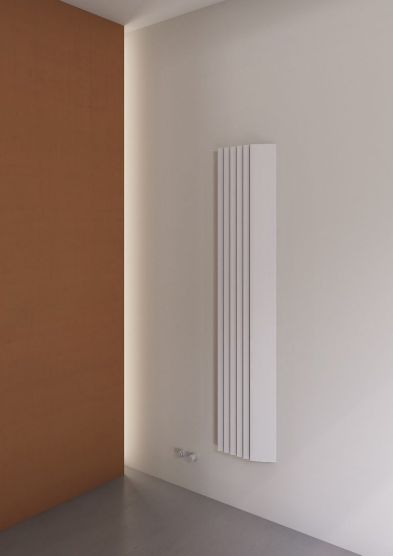 alberto meda designs modular radiator with pleated surfaces for tubes ...