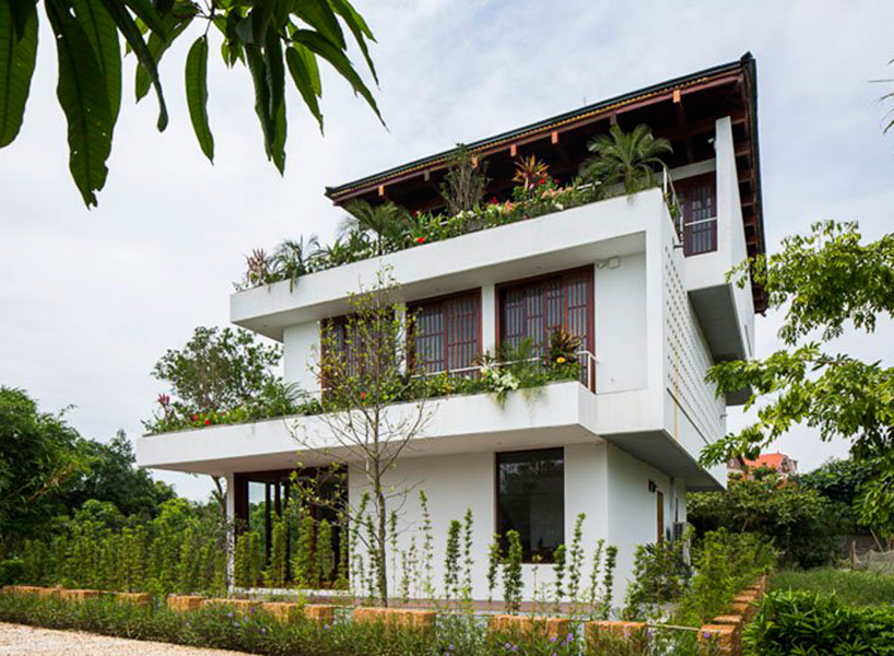 terraced 'step house' by 03- suits the humid context of northern vietnam