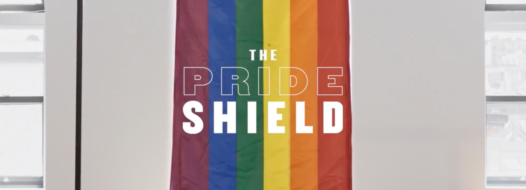 bulletproof pride shield is made of 193 LGBTQ+ flags