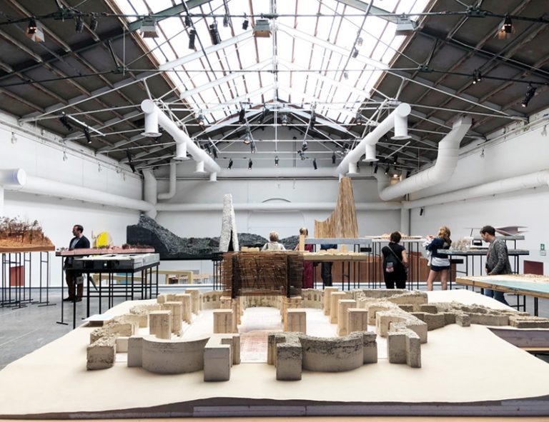 peter zumthor puts a 'workshop' of models on display at venice biennale