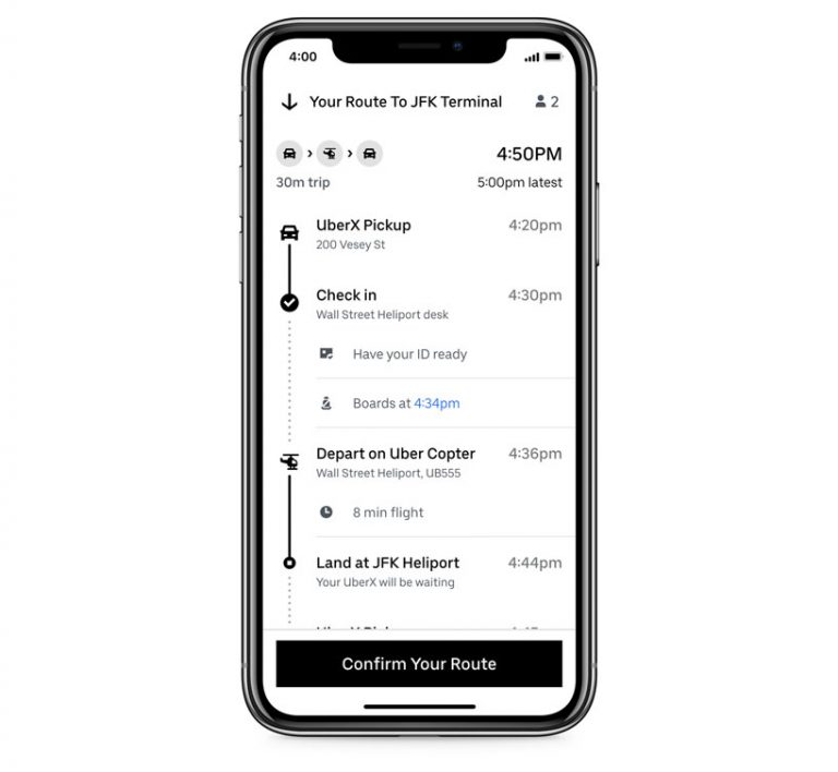 uber copters will launch in NYC on july 9th with $200 flights