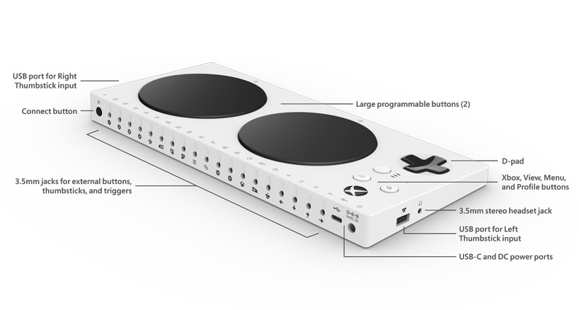xbox unveils adaptive controller for players with disabilities