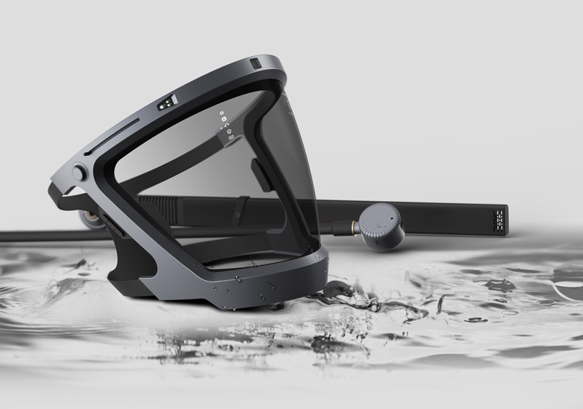 the d-mask gives deep sea diving a digital evolution