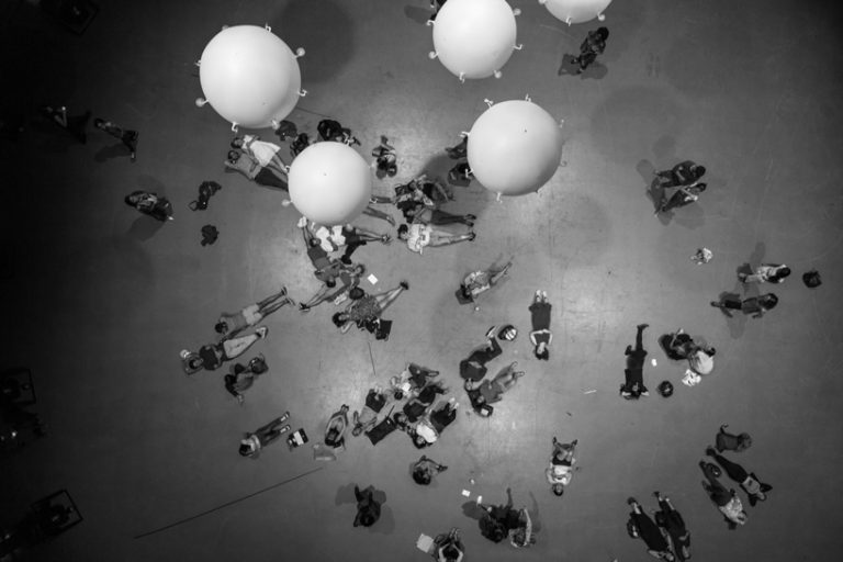 these flying spheres monitor human activity and emotional data to flock ...