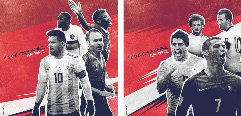 nacione creates football cards that feature the 2018 FIFA world cup's ...