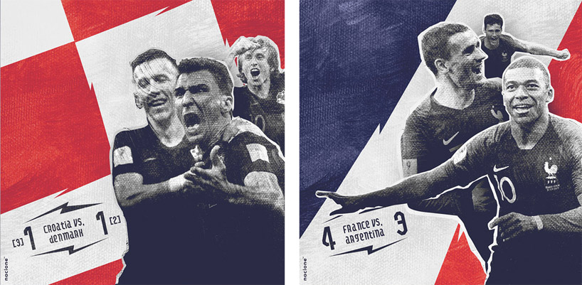 nacione creates football cards that feature the 2018 FIFA world cup's ...