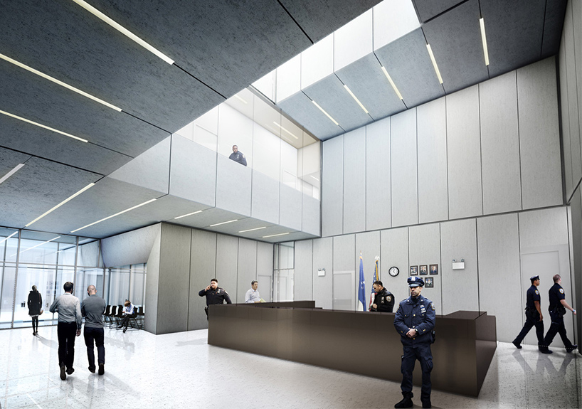 BIG breaks ground on concrete stacked bronx police station