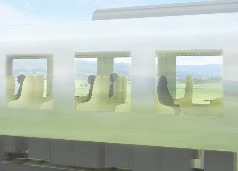 a look inside kazuyo sejima's mirrored japanese commuter train