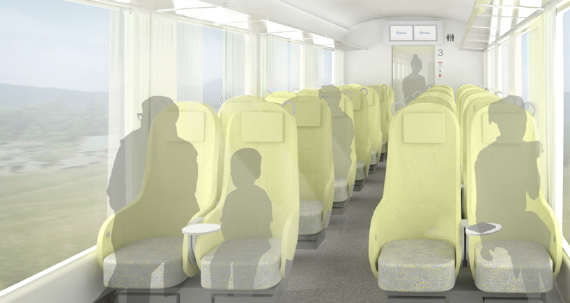 a look inside kazuyo sejima's mirrored japanese commuter train