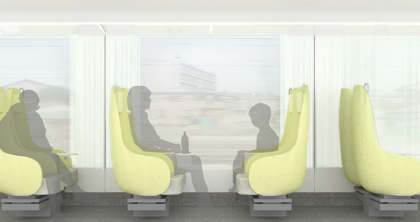 a look inside kazuyo sejima's mirrored japanese commuter train