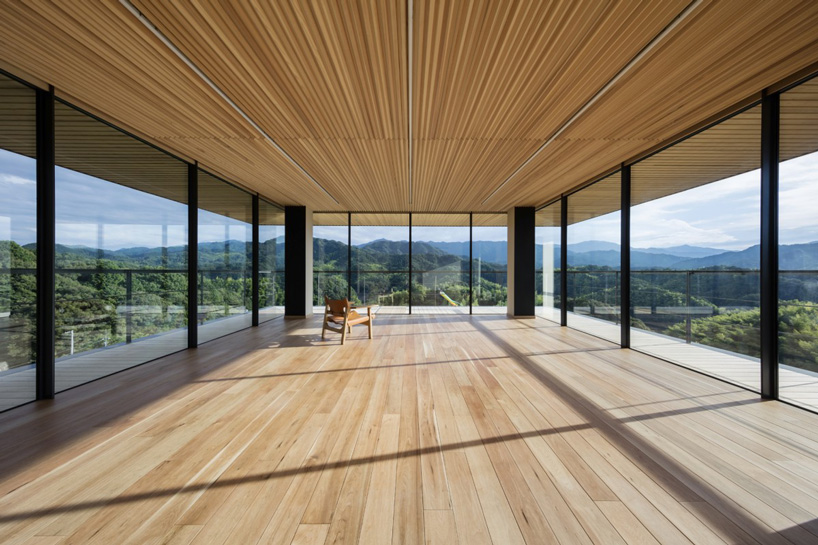 takashi okuno builds the 'temple of the future' on japanese mountain