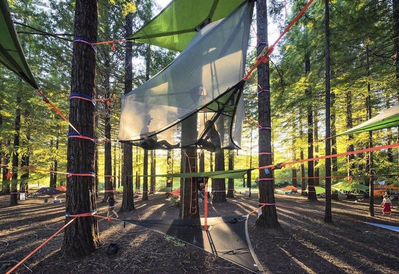 the world's first three-element tent by tentsile conquers land, sea ...