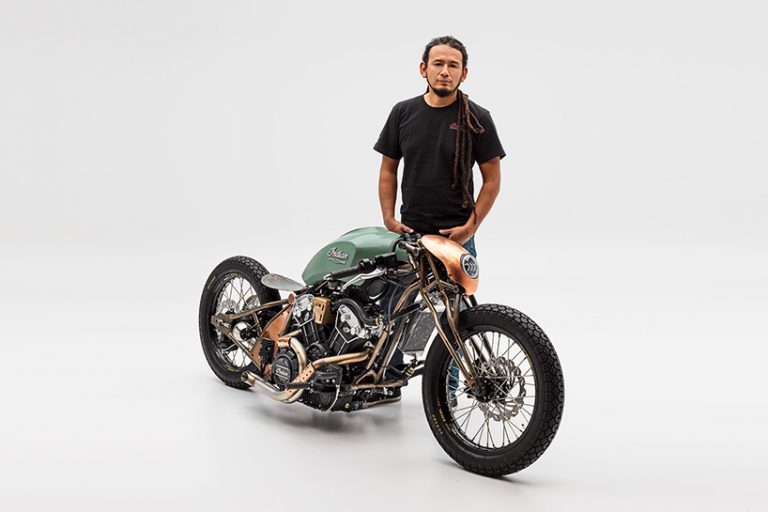 custom indian scout bobber by NASA engineer wins indian motorcycle's ...
