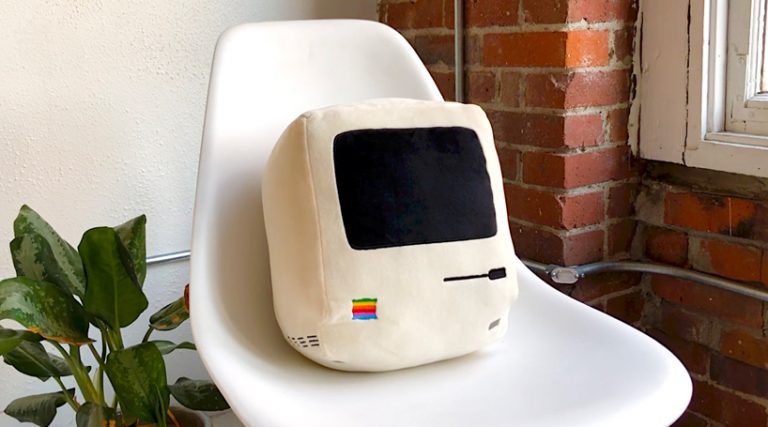 hug your old apple products with the iconic pillow collection