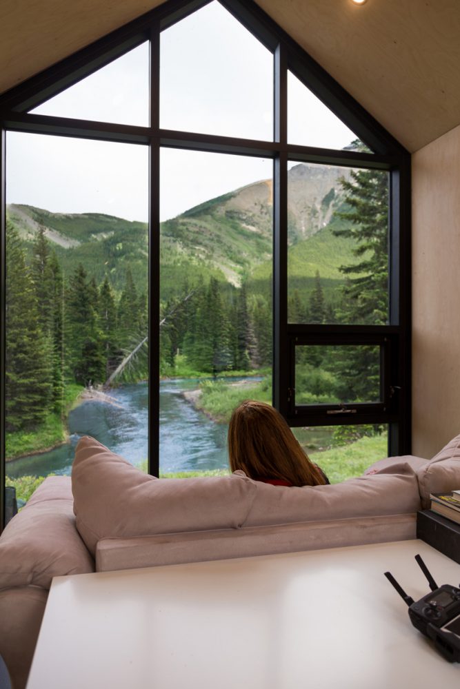 'plug and play' prefab cabin by drop structures can be installed ...