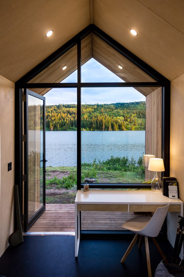 'plug and play' prefab cabin by drop structures can be installed ...