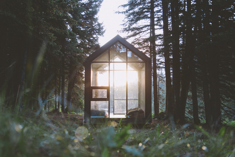 'plug and play' prefab cabin by drop structures can be installed ...