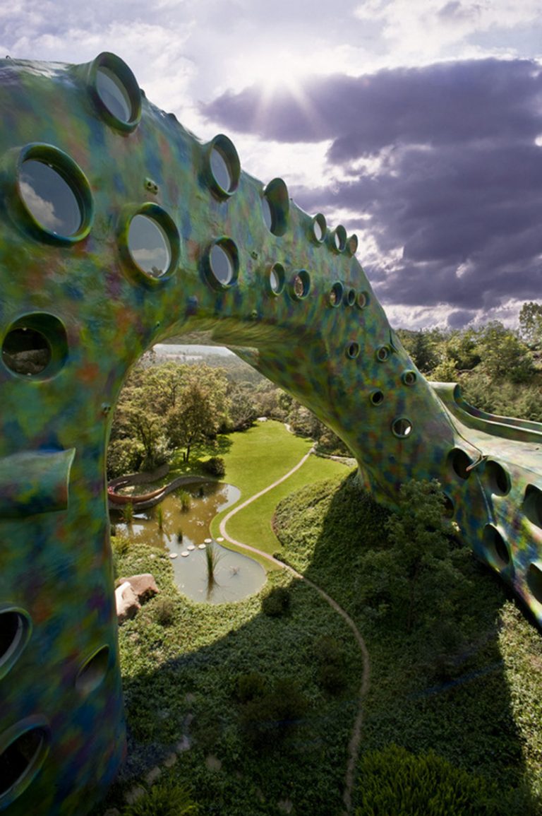 this psychedelic mexican snake house is probably the most surreal ...