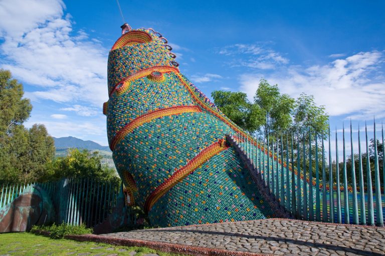 this psychedelic mexican snake house is probably the most surreal ...