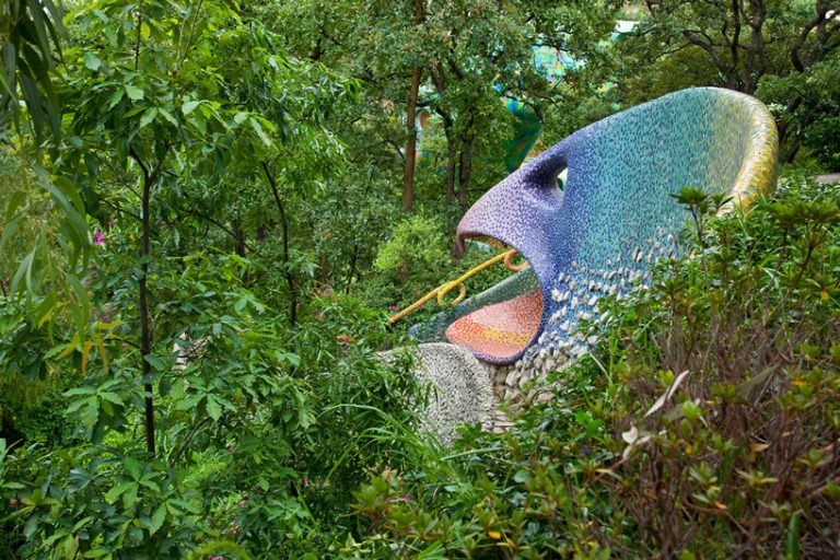 this psychedelic mexican snake house is probably the most surreal ...