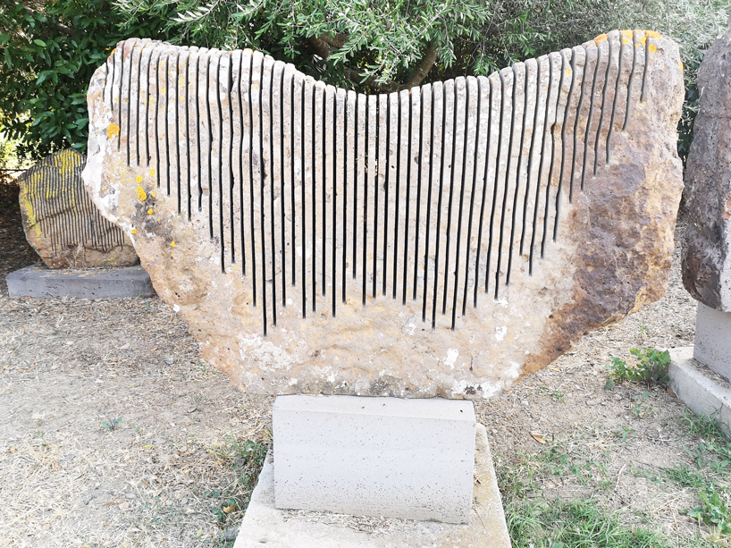 magic singing stones in the giardino sonoro by pinuccio sciola