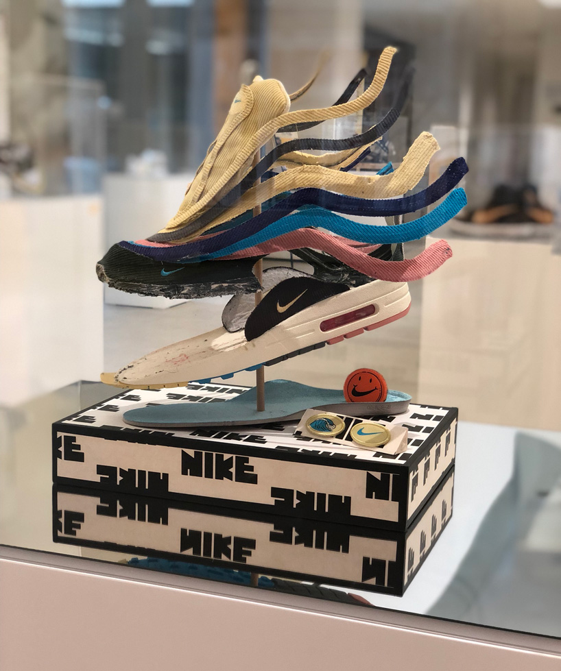 deconstructed sneakers exhibition in seoul displays exploded NIKEs and ...
