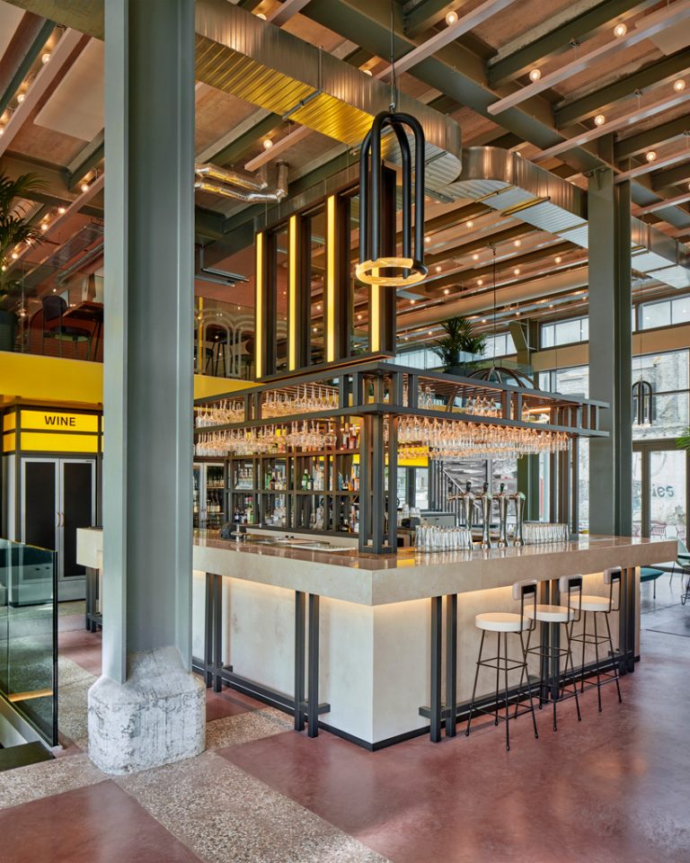 the bold and the beautiful: dutch factory turns into vibrant restaurant ...