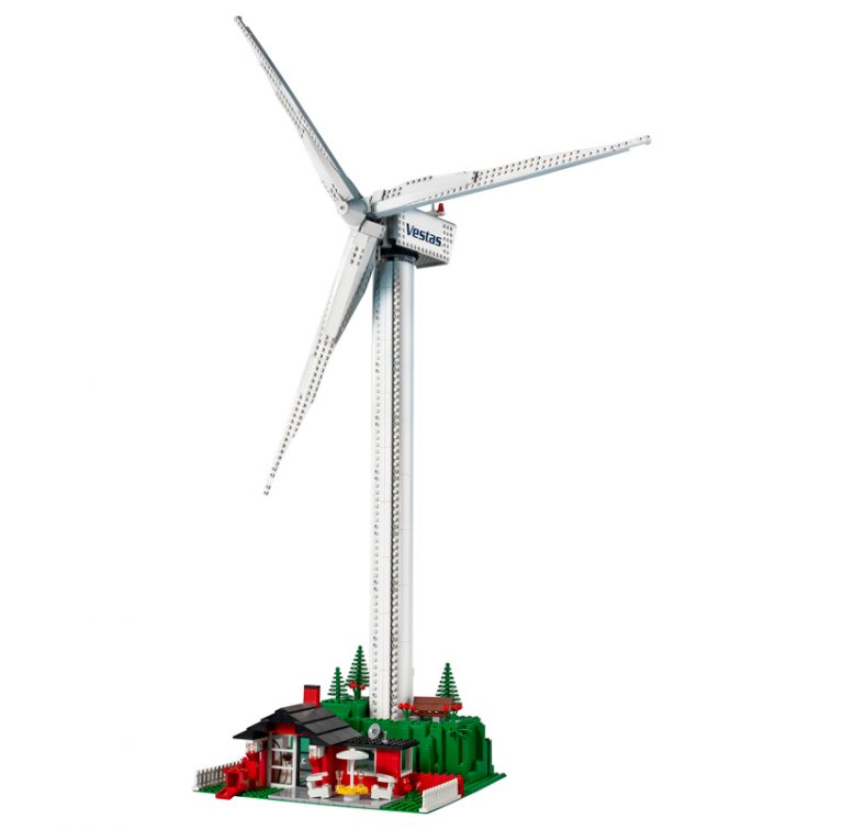LEGO launches fully functioning wind turbine with bricks made from plants