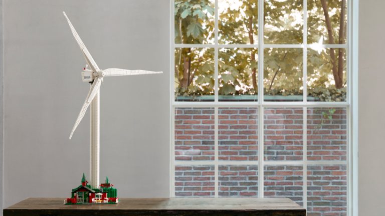 LEGO launches fully functioning wind turbine with bricks made from plants