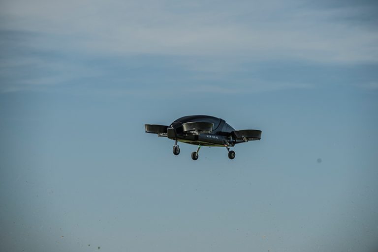 vertical aerospace tests UK’s first electric flying taxi