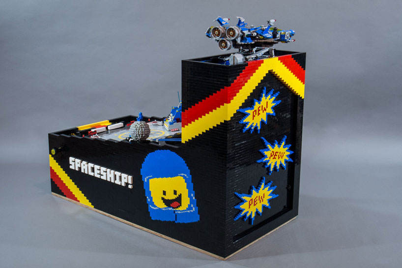 this working pinball machine is made completely out of LEGO