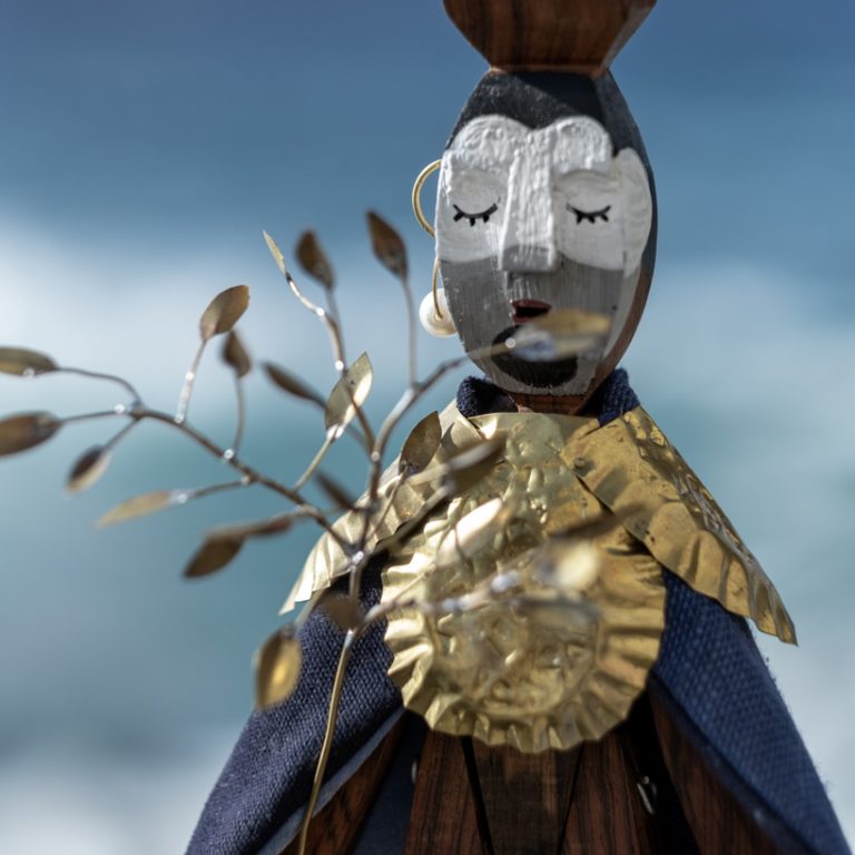 antonio aricò crafts a handmade puppet recounting italian myth and ...