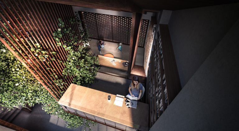 carlo ratti associati to renovate italian farmhouse around 10-meter-high tree