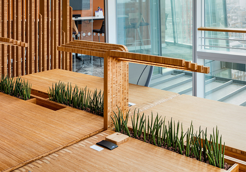 daewha kang design's experimental workspace combines biophilic ...