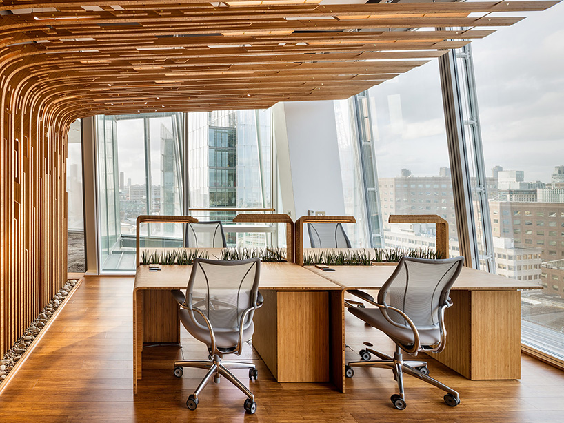 daewha kang design's experimental workspace combines biophilic ...