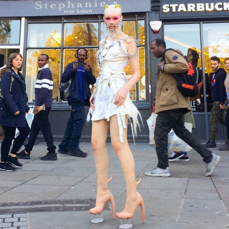 fecal matter makes its skin heels a reality just in time for halloween