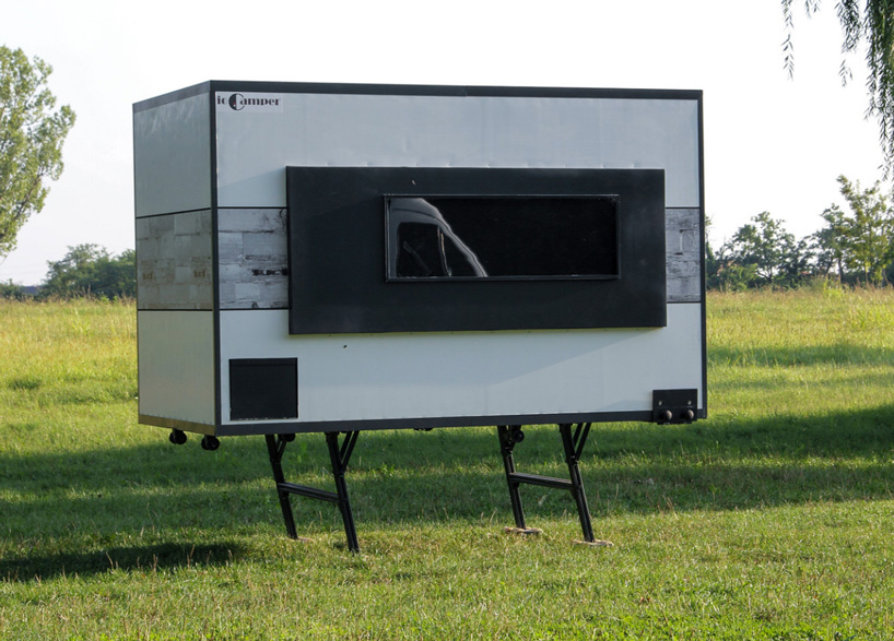 ioCamper is a transportable apartment that can be folded and packed ...