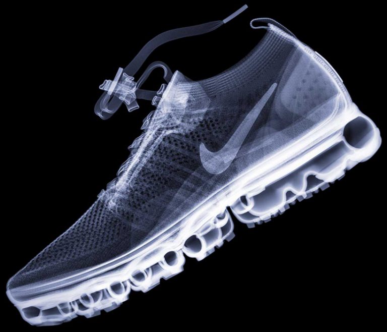 your favorite sneakers have been x-rayed and this is how they look