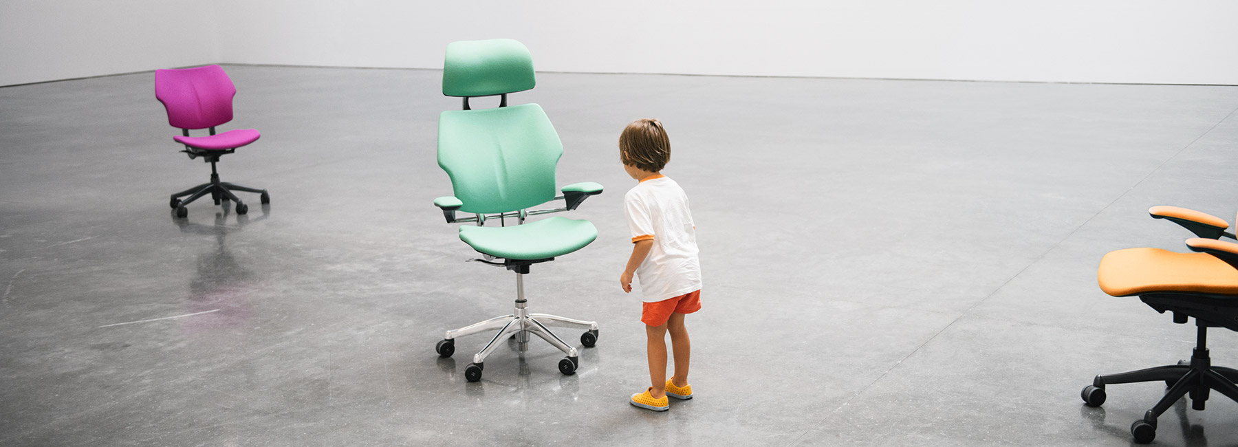 autonomously 'dancing' office chairs seem to have a life of their own