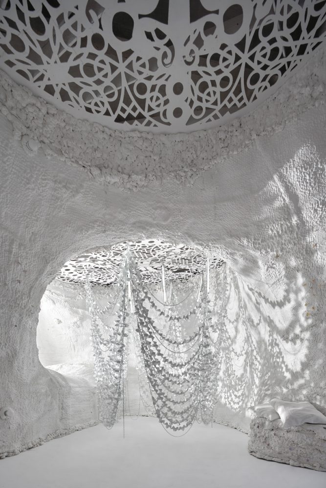 TAKK architects presents cavernous grotto interior in madrid