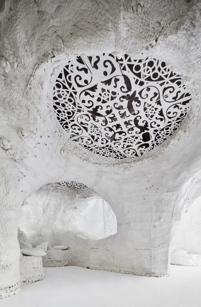 TAKK architects presents cavernous grotto interior in madrid