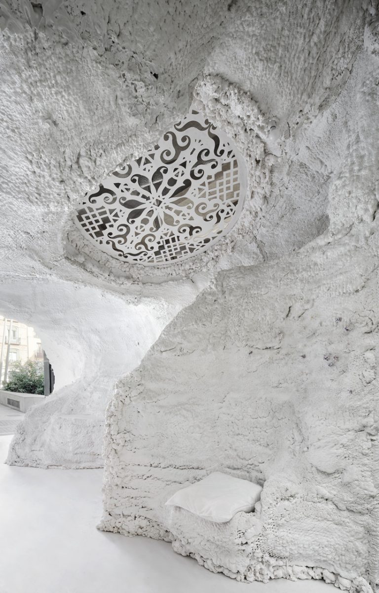 TAKK architects presents cavernous grotto interior in madrid